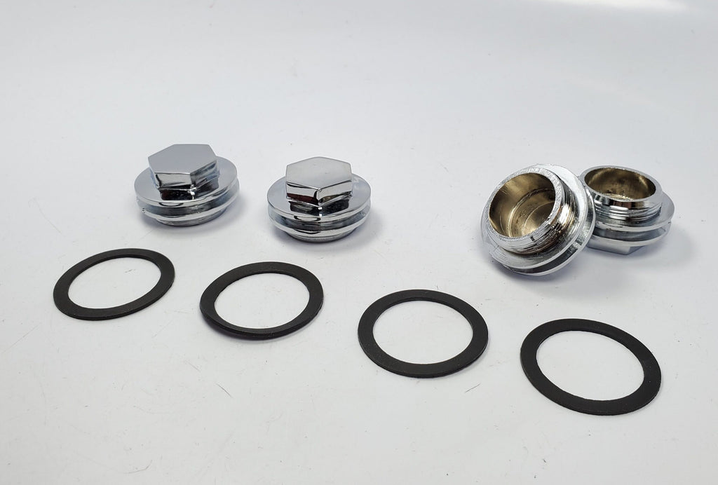Chrome rocker / valve cover caps - 650 Triumph (unit) – Choppahead