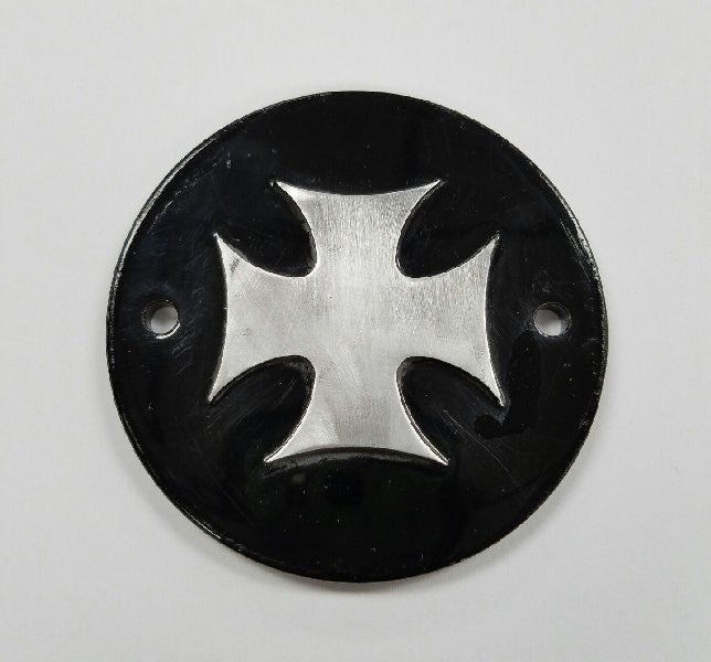 Iron Cross Points Cover for Harley (Contrast Cut) – Choppahead