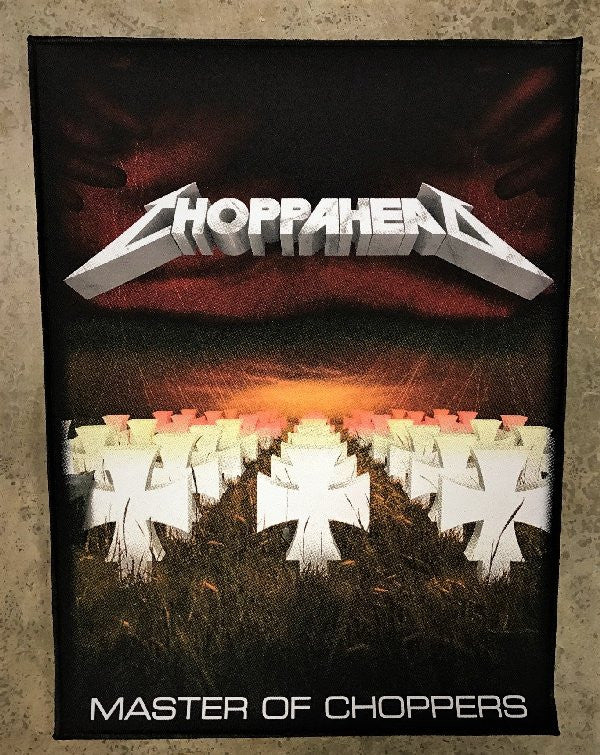 Choppahead "Master of Choppers" - Large Back Patch (11x14)